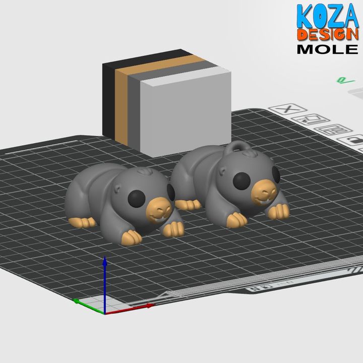 3D Printable MOLE by Koza Design